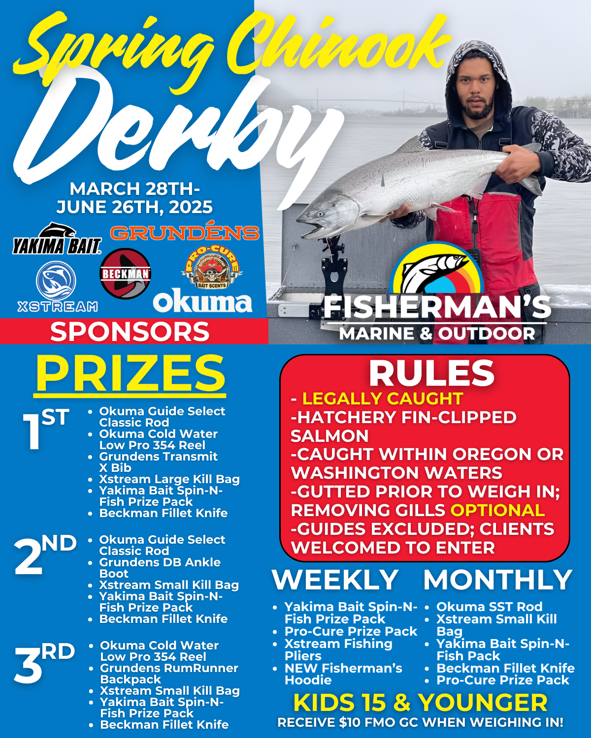 Spring Chinook Derby 2025