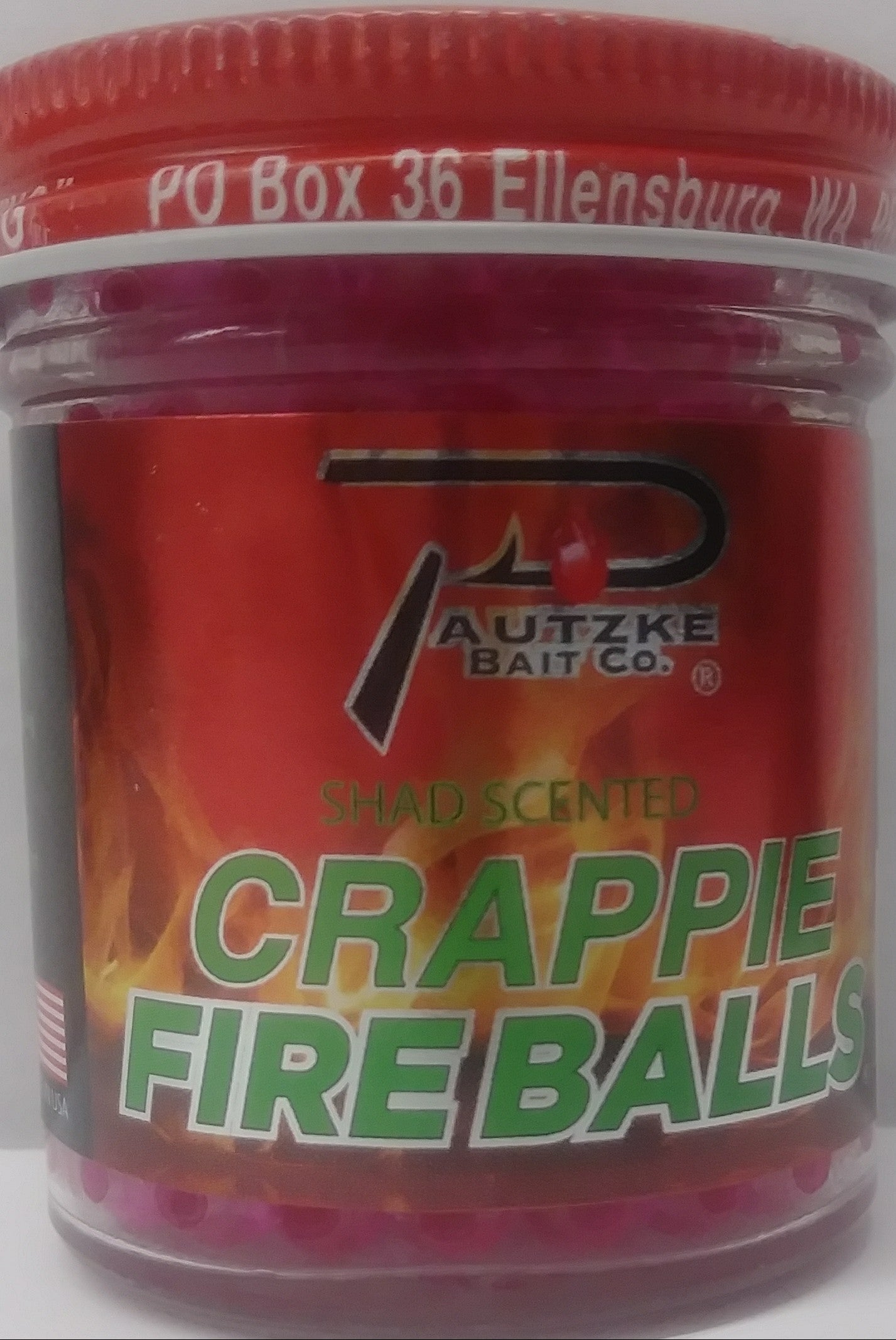 Pautzkes Bait Crappie Fire Balls Pink 135Oz